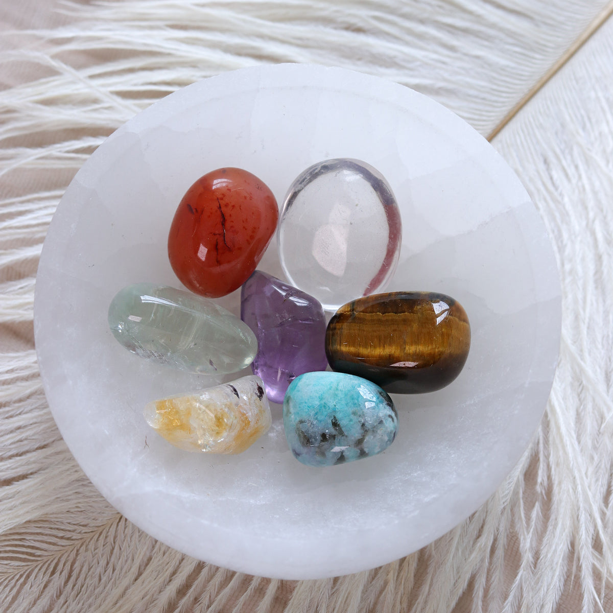 Chakra Tumbled Stone Set– Luna Gem