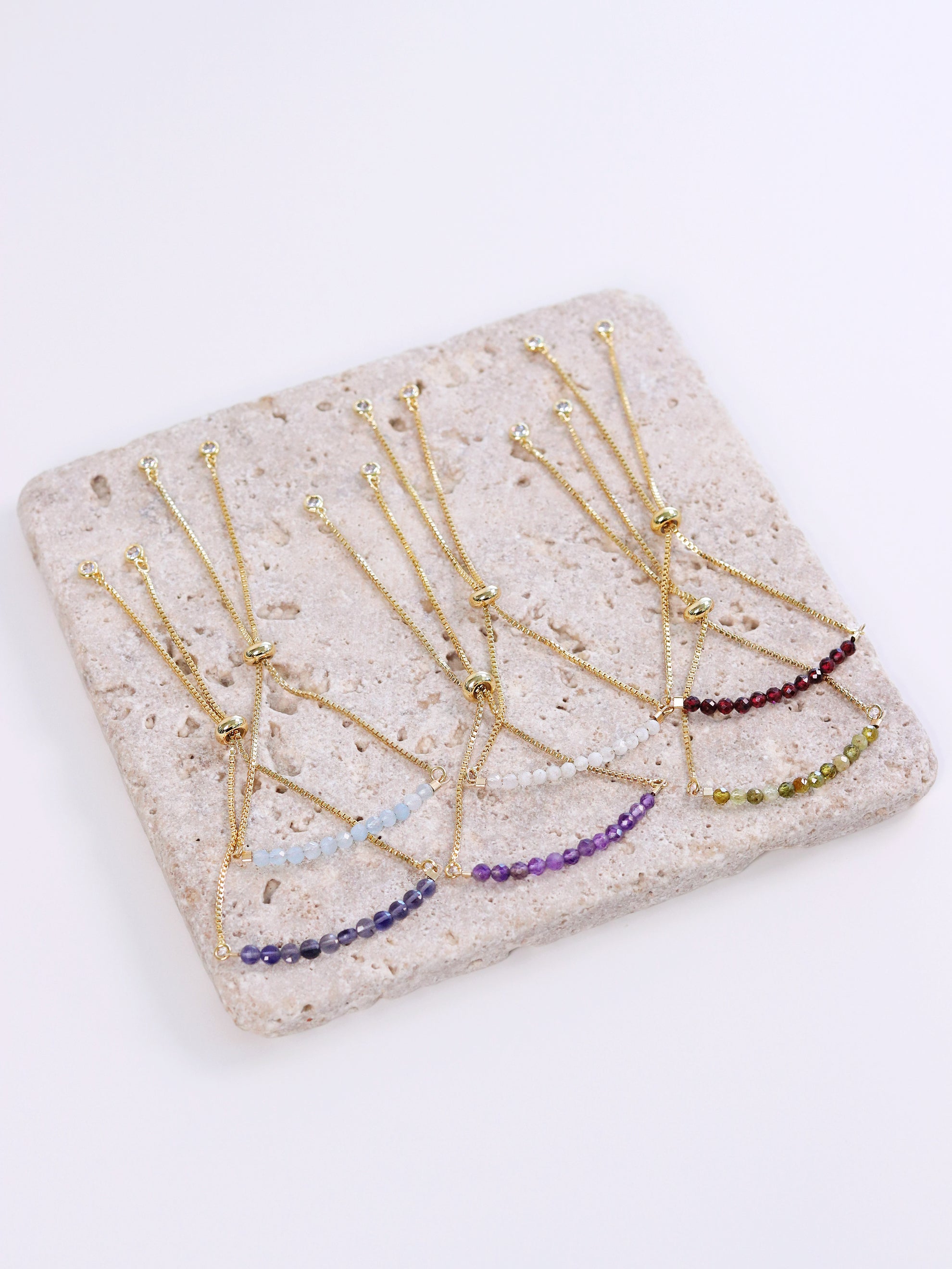 Adjustable Bolo Bracelets– Luna Gem