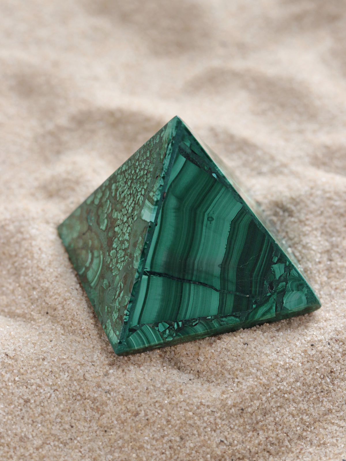 Malachite Pyramid– Luna Gem